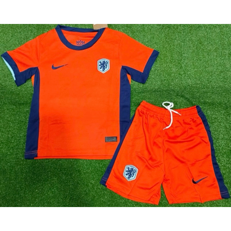 Jual JERSEY BOLA KIDS BELANDA HOME AWAY NEW EURO 2024 | Shopee Indonesia