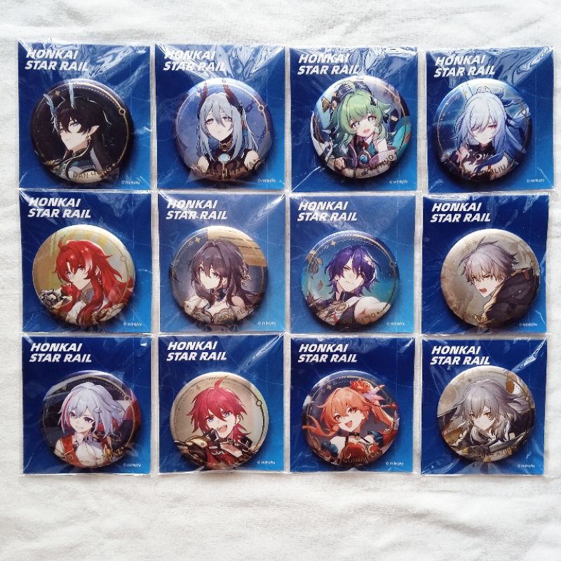 Jual Badge HSR Star Rail LC DaniL Hanya Huohuo Jing Liu Argenti Ruan ...