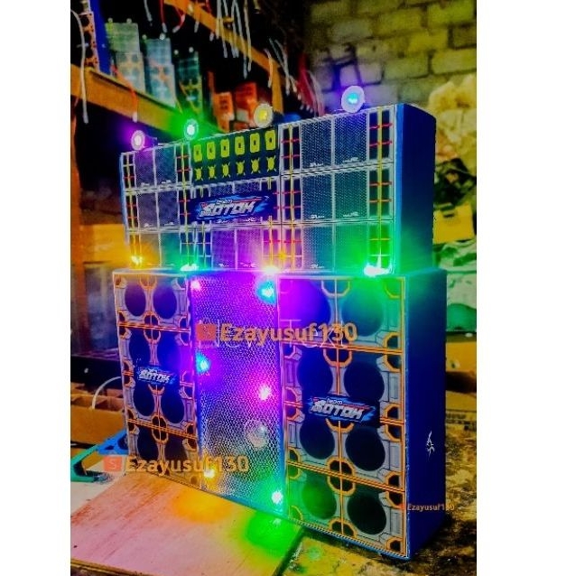 Jual PROMO SOUND MINIATUR/ TRUK MINIATUR FULL SET BIRU SIAP BUNYI 3 ...
