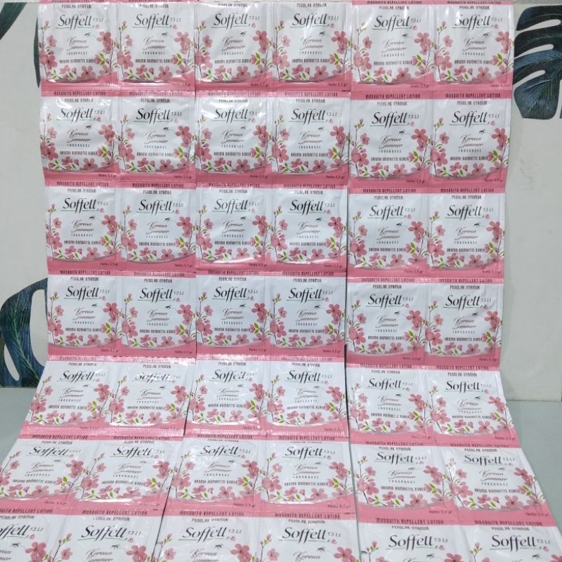 Jual Soffell sachet isi 24/Soffel/Soffel penolak nyamuk sachet isi 24 ...