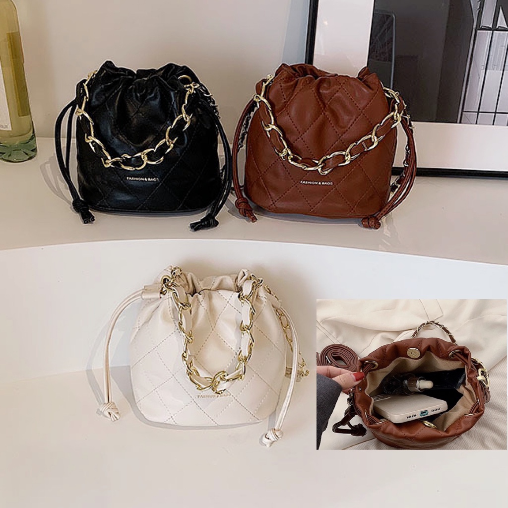 Jual [IBAGS] Tas Bucket Wanita Import Tas Wanita Korea 7808 | Shopee ...