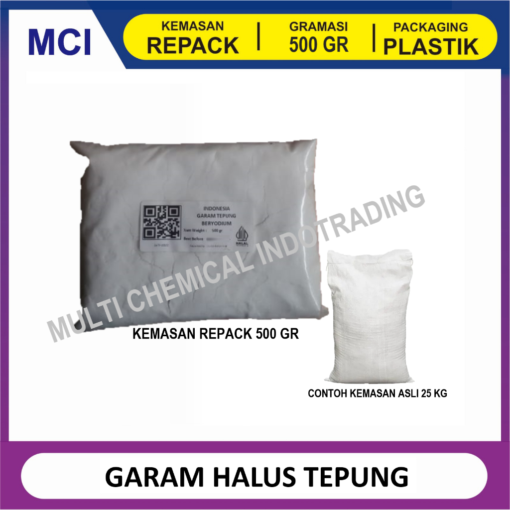 Jual GARAM HALUS TEPUNG REFINA - 500 GR | Shopee Indonesia