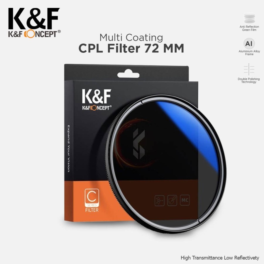 Jual K&F KNF Concept 72mm Filter MC CPL Filter Multi Coating K&F ...