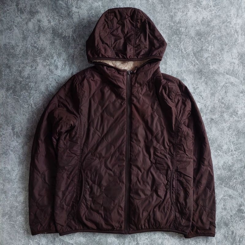 Jual Jaket Uniqlo parasut sherpa | Shopee Indonesia