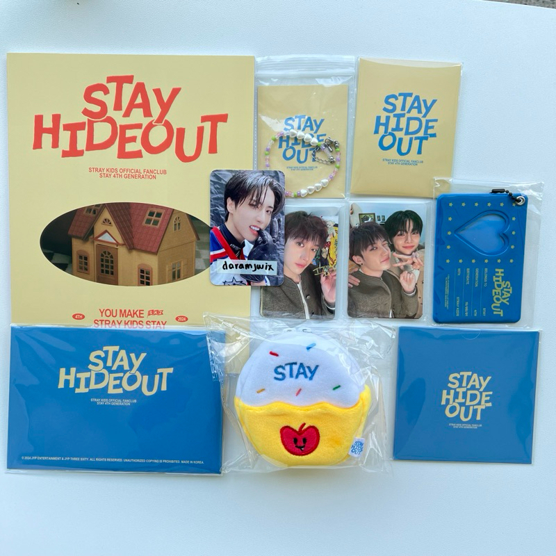 Jual stray kids skz 4th gen stay hideout fanclub fankit photocard pc ...