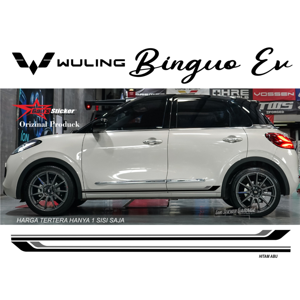 Jual STICKER WULING BINGUO EV 2023 2024 AKSESORIS WULING BINGUO ...