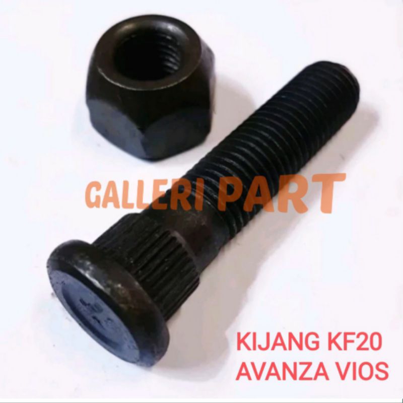 Jual BAUT MUR RODA PANJANG KIJANG KF20 AVANZA VIOS YARIS LONG HUB ...