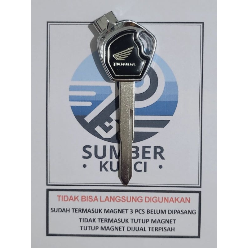 Jual Bahan Kunci Motor Honda Variasi Hitam Vario Beat Revo Jalur Kiri ...