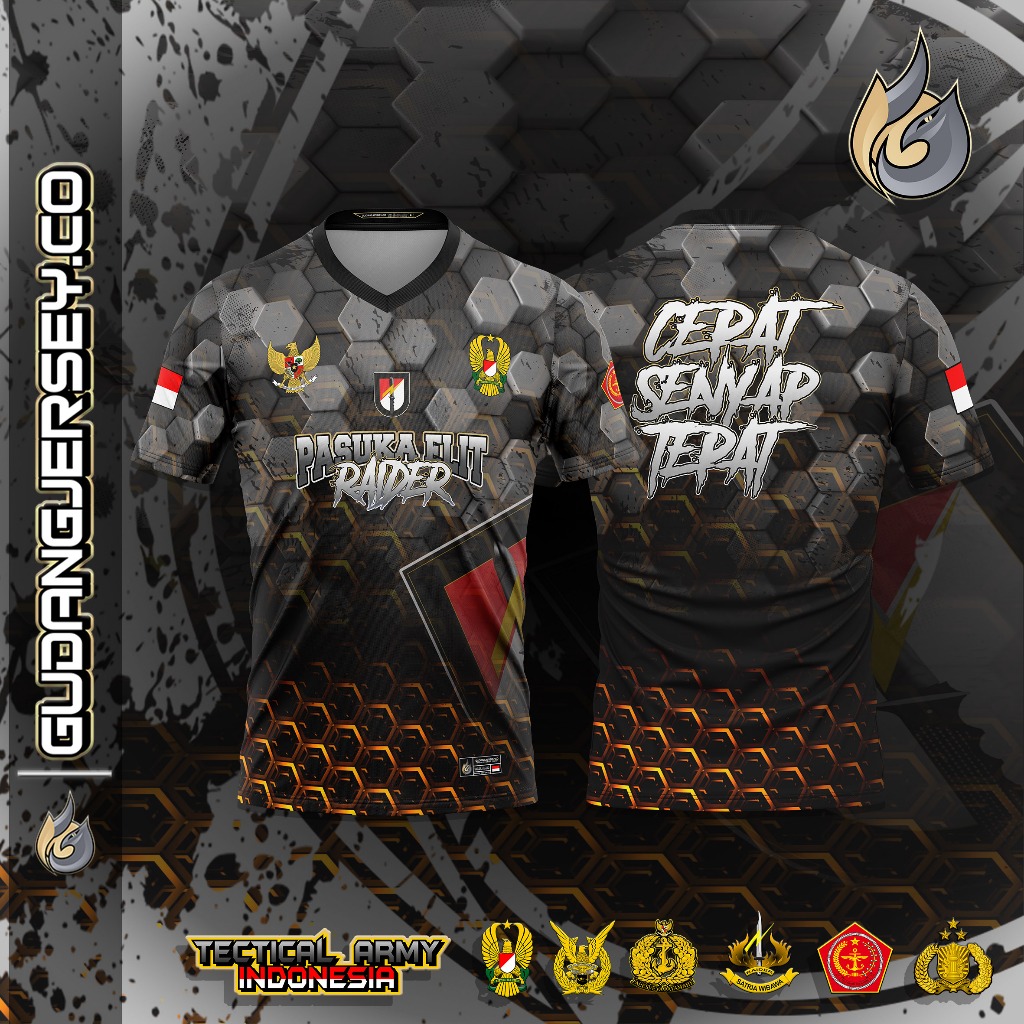 Jual JERSEY TNI AD / TNI AL / TNI AU / POLRI FREE CUSTOM LOGO | Shopee ...