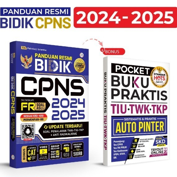 Jual BUKU CPNS TERUPDATE PANDUAN RESMI BIDIK CPNS DILENGKAPI SOAL FR ...