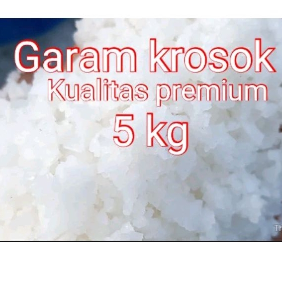 Jual garam krosok kualitas premium 5kg | garam kasar | garam murni ...