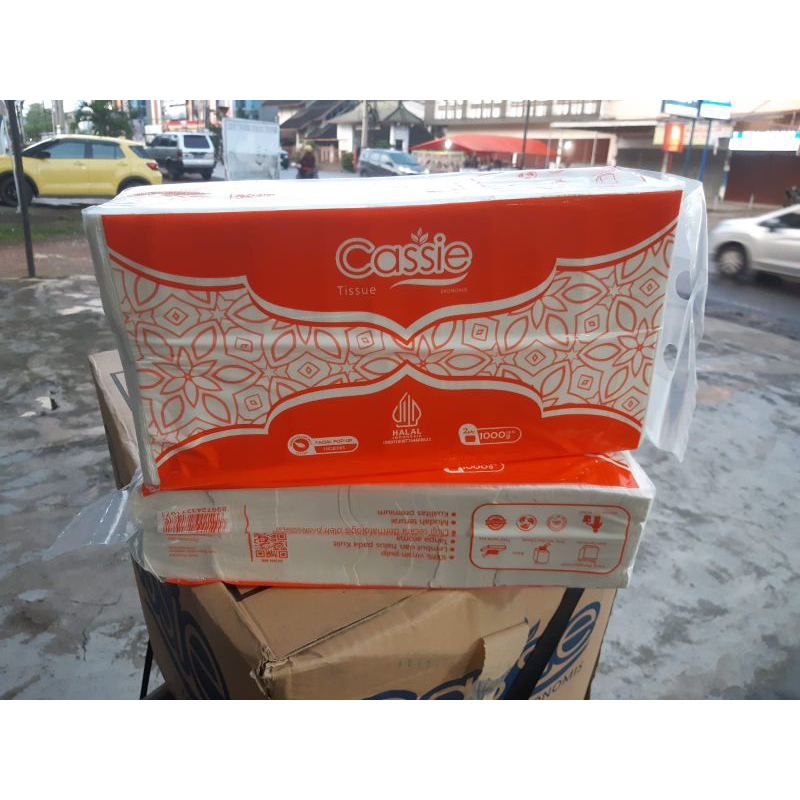 Jual Cassie facial tissue pop up 1kg / cassie tissue wajah 1kg pop up ...