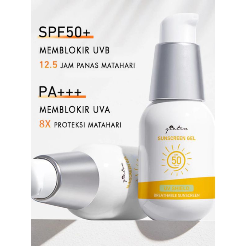 Jual Sunscreen GIATIN original Spf 50 PA+++ UV Shield Protection | Shopee Indonesia