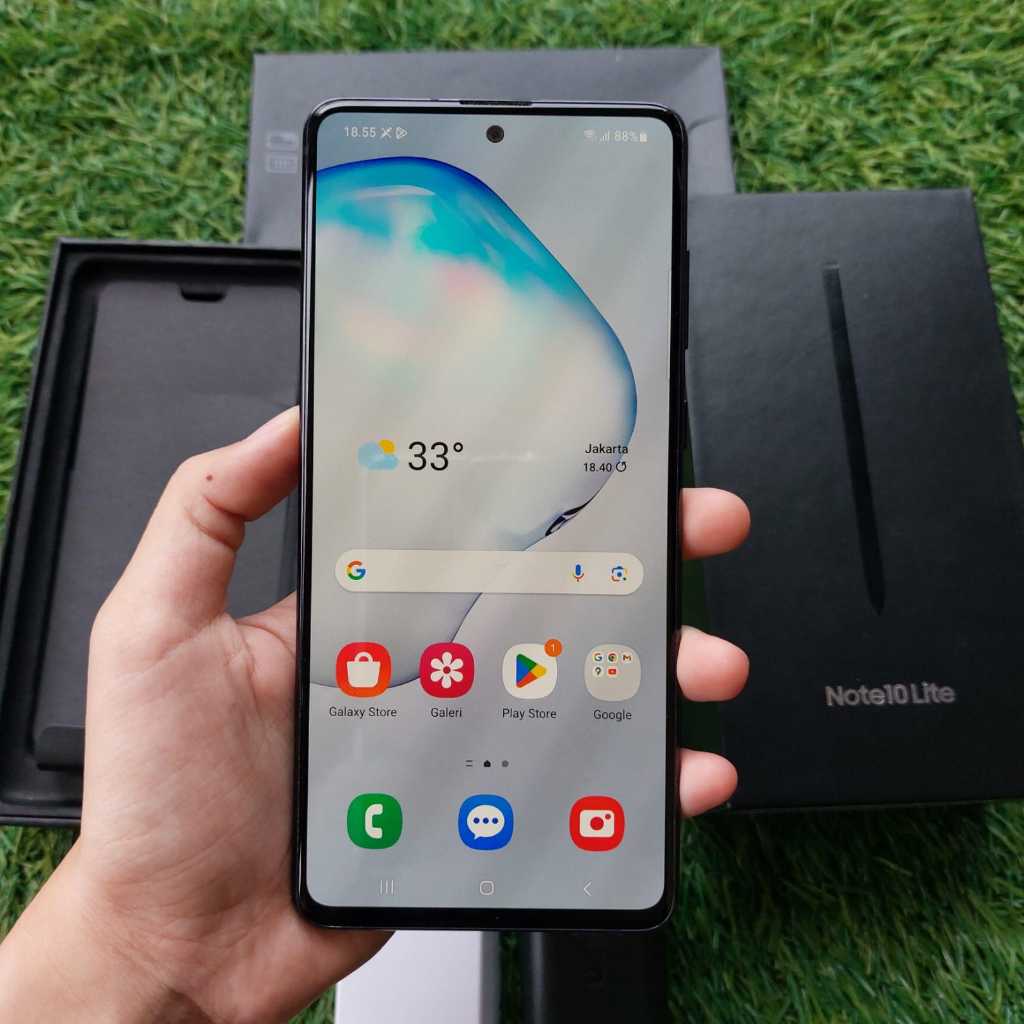 Jual SAMSUNG NOTE 10 LITE SECOND 6/128 & 8/128GB HP SECOND HANDPHONE ...