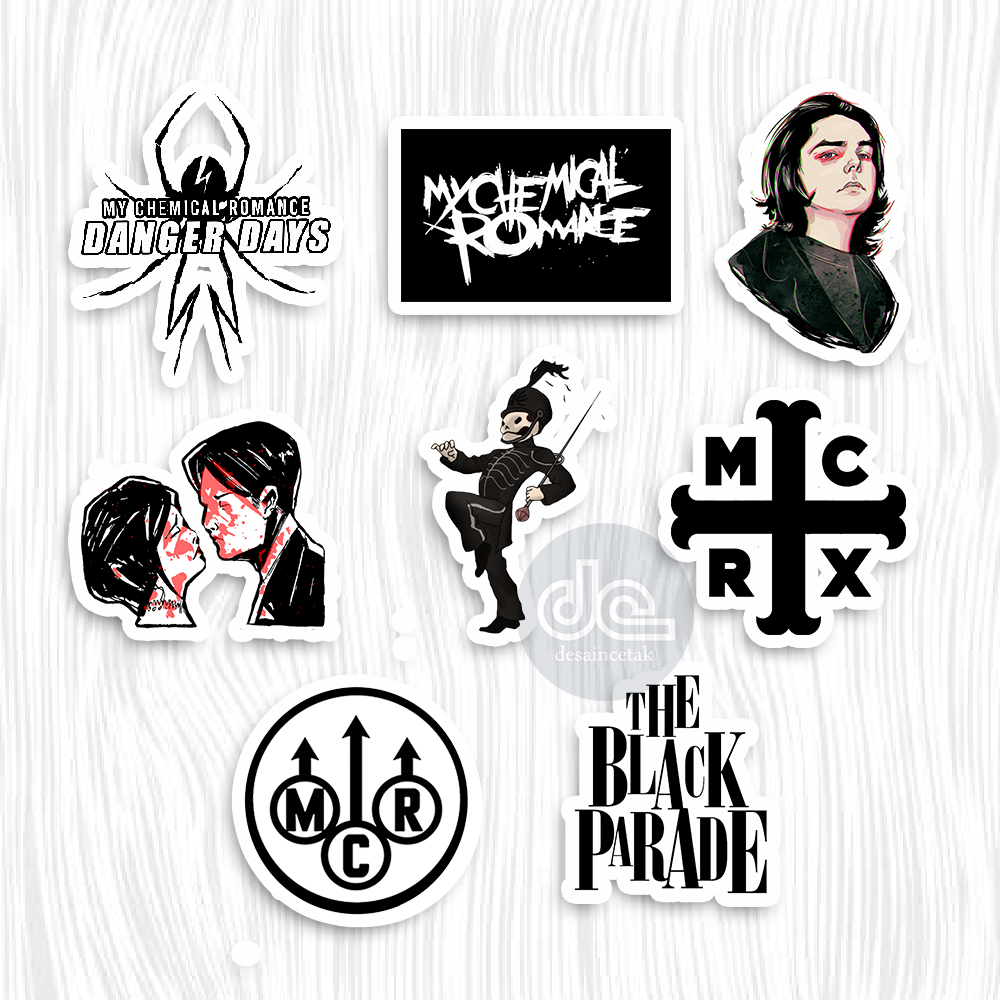 Jual STIKER MY CHEMICAL ROMANCE | STIKER TUMBLER HP LAPTOP MURAH 8Pcs ...