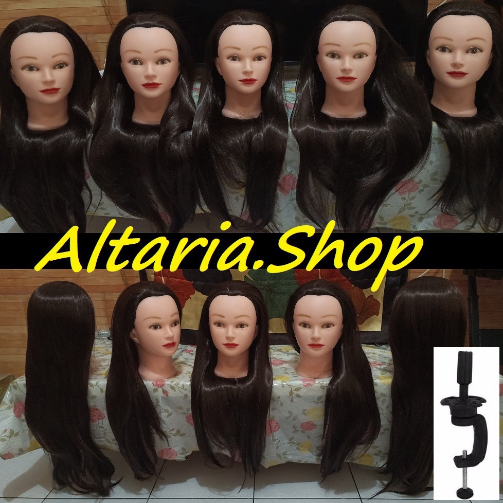 Jual Star Manekin Rambut Hair Mannequin Best Quality | Shopee Indonesia