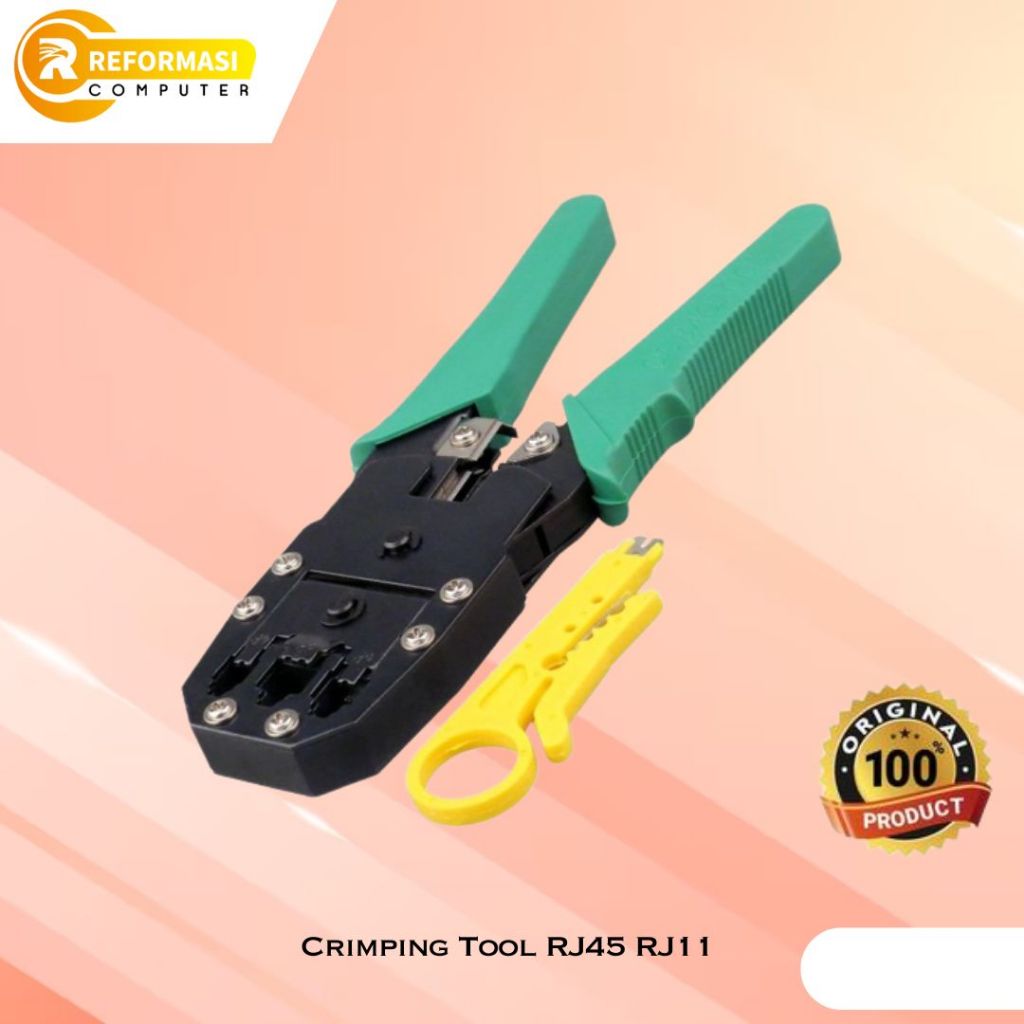 Jual Tang Crimping utk jack RJ11 dan RJ45 | Shopee Indonesia