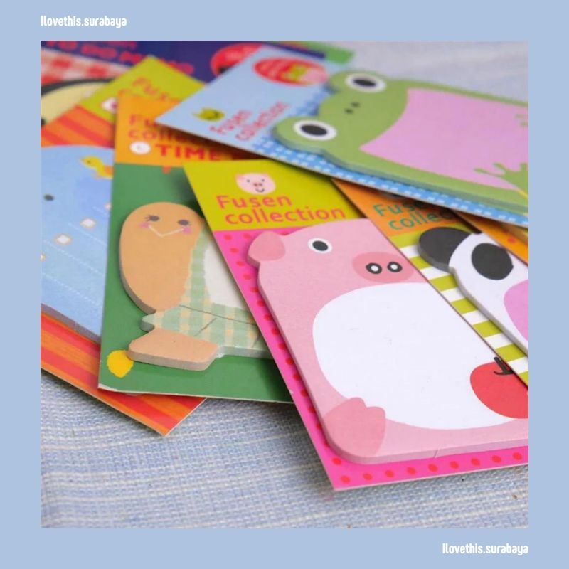 Jual STICKY NOTES KARAKTER BINATANG LUCU | NOTES TEMPEL | Shopee Indonesia