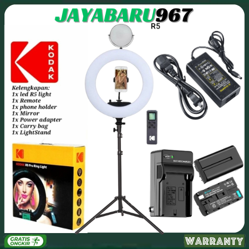 Jual LAMPU RINGLIGHT KODAK LED Dual Colour Ring Light Ringlite | Shopee Indonesia