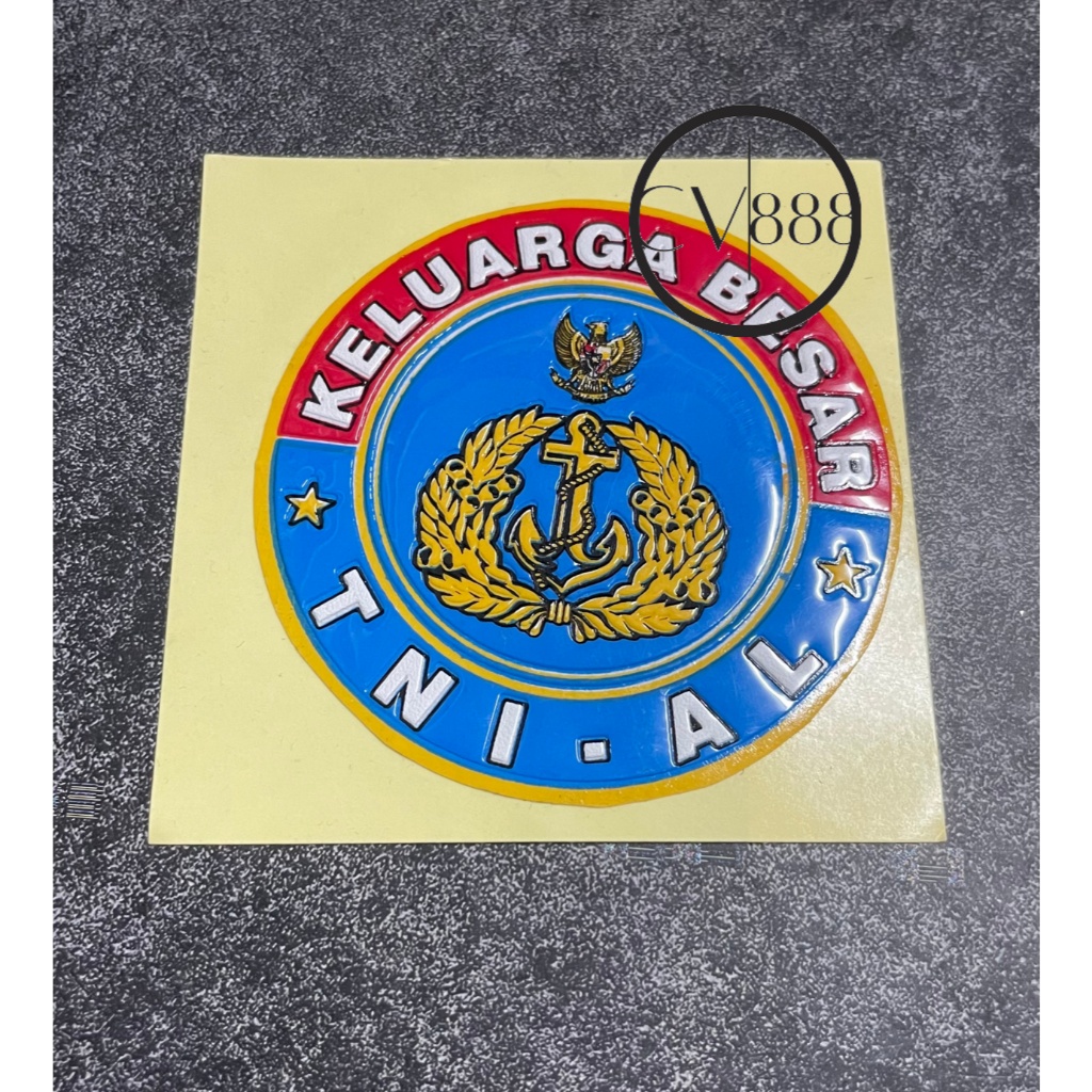 Jual Stiker TNI AL (Bulat) - Stiker Keluarga Besar TNI AL- Stiker Mobil ...