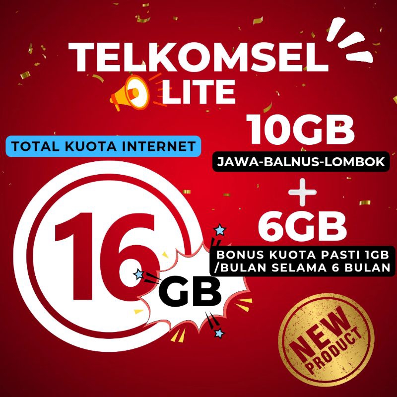 Jual kartu perdana internet telkomsel lite 16gb murah + wajib memahami ...