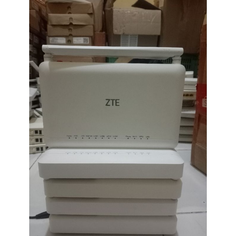 Jual modem router ZTE f670l port hijau | Shopee Indonesia
