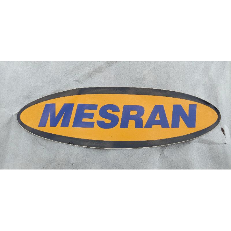 Jual stiker sticker logo emblem oli Mesran jadul NOS | Shopee Indonesia