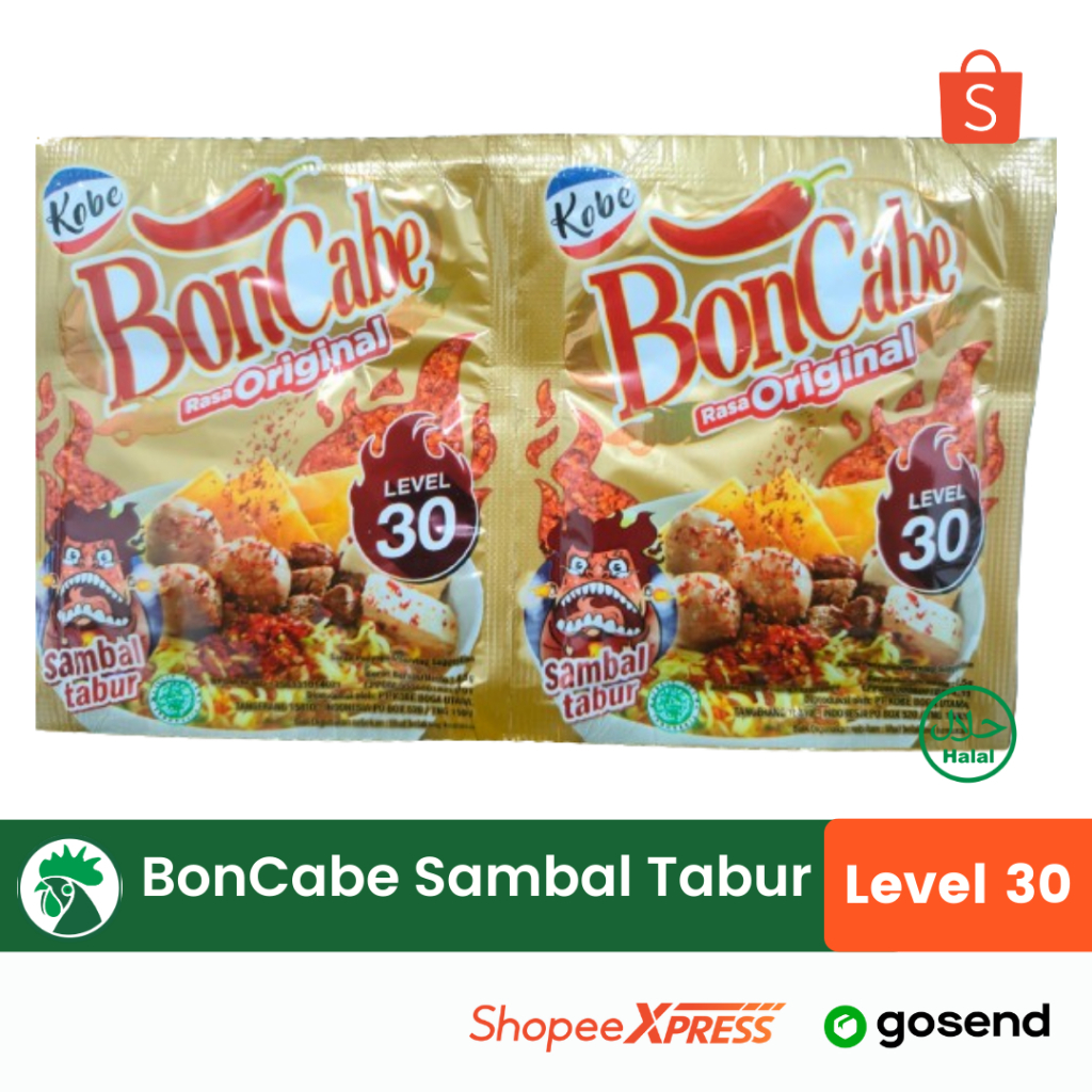 Jual BonCabe Level 30 50 Rasa Original Sachet | Sambel Bubuk | Shopee ...