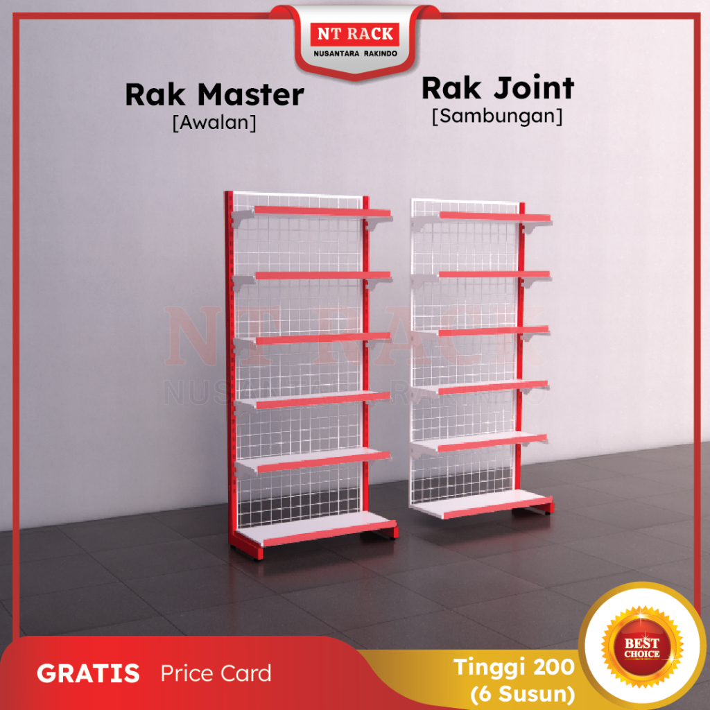 Jual VIA CARGO Rak Toko Single Master 200 CM 6 Susun (35-30) | Shopee ...