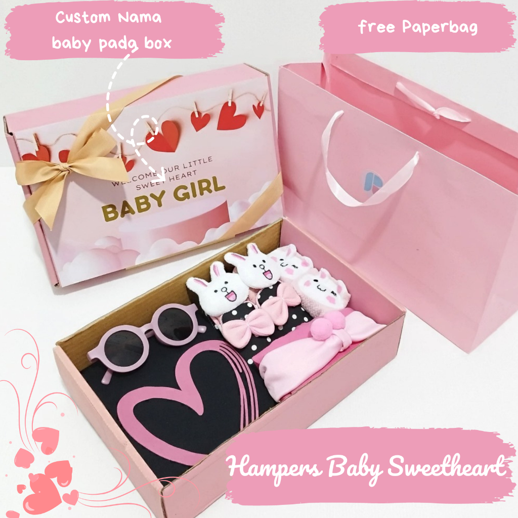 Jual BIYUBI - Hampers Baby New Born | Kado Kelahiran Bayi | Kado Bayi Perempuan | Shopee Indonesia
