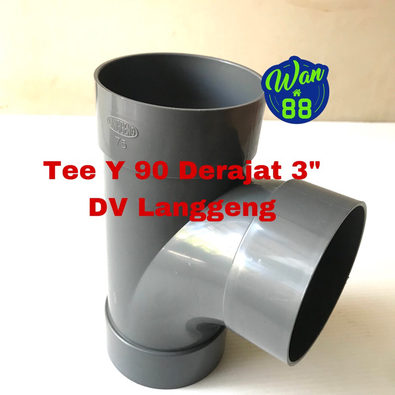 Jual Tee Y 90 Derajat 3” DV Langgeng | Shopee Indonesia