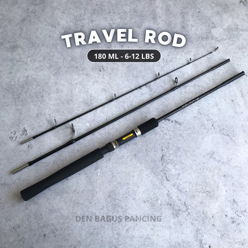 Jual Joran Pancing Travel Rod Sambung 3 Panjang 180 Cm 6-12Lb Kaizen ...