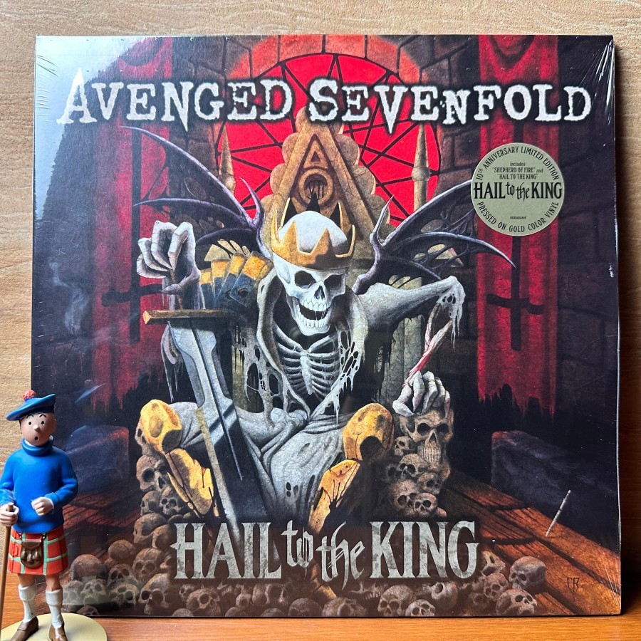 Jual VINYL AVENGED SEVENFOLD - HAIL TO THE KING (2LP,CLRD,10TH ANNIV) | Shopee Indonesia