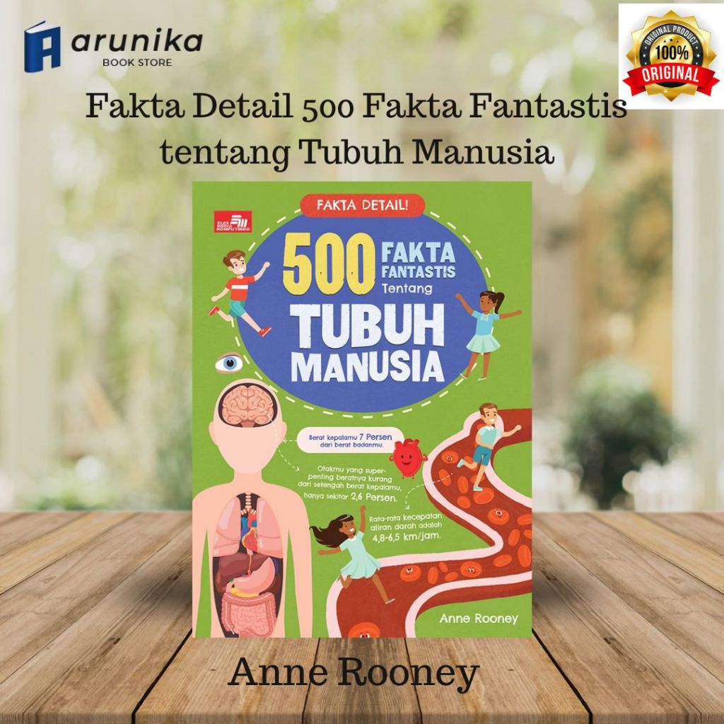 Jual Buku Fakta Detail 500 Fakta Fantastis Tentang Tubuh Manusia oleh ...
