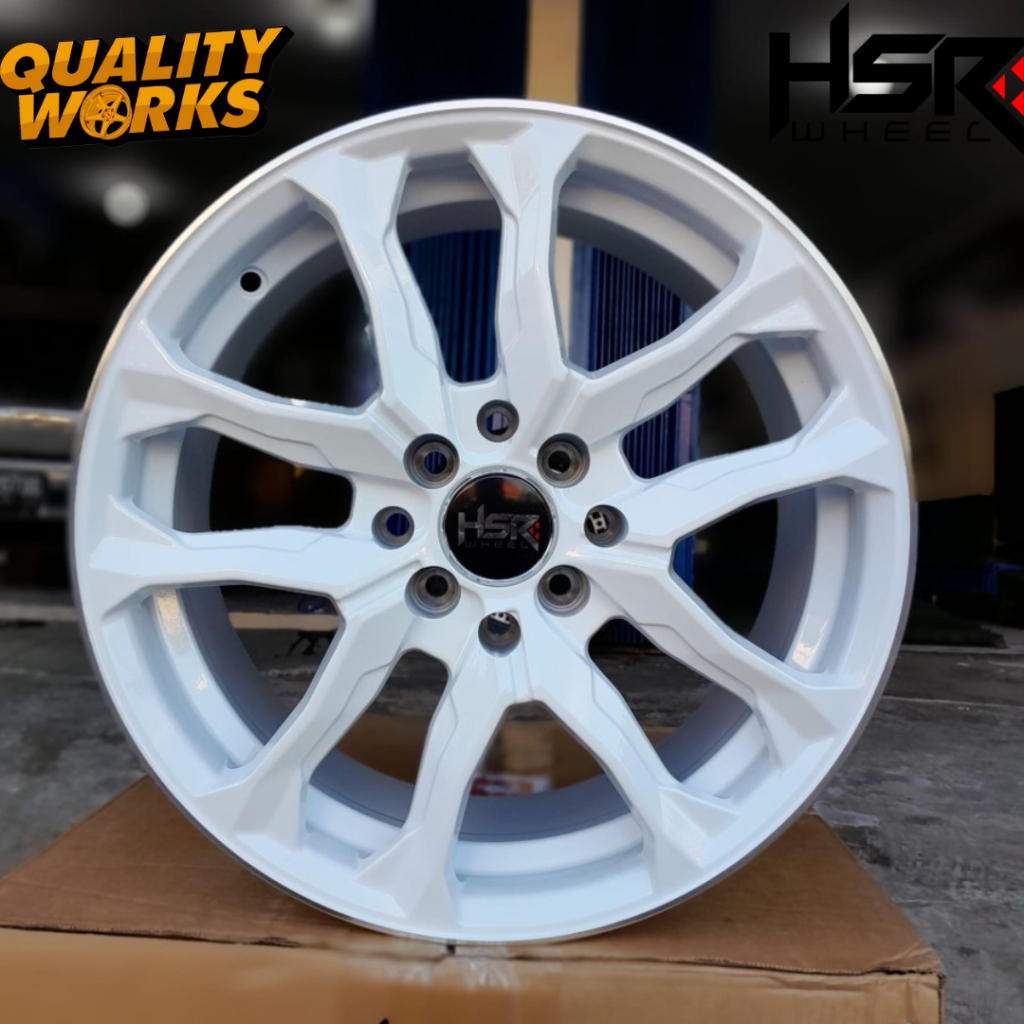 Jual Velg Model Terbaru Hsr Wheels R16 Inch Hsr Wangon Ring 16 Lebar 7 Rata Fender Warna Putih ...