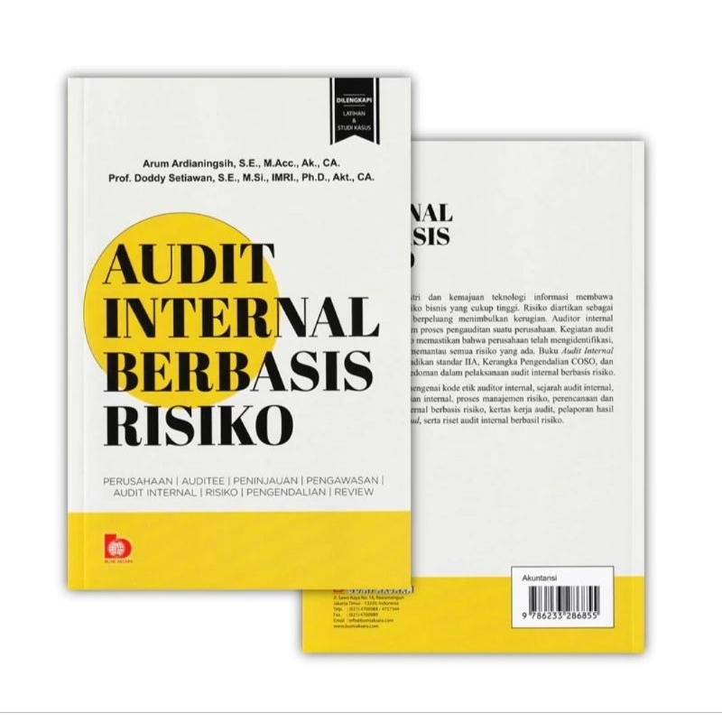 Jual BUKU AUDIT INTERNAL BERBASIS RISIKO - ARUM ARDIANINGSIH | Shopee Indonesia