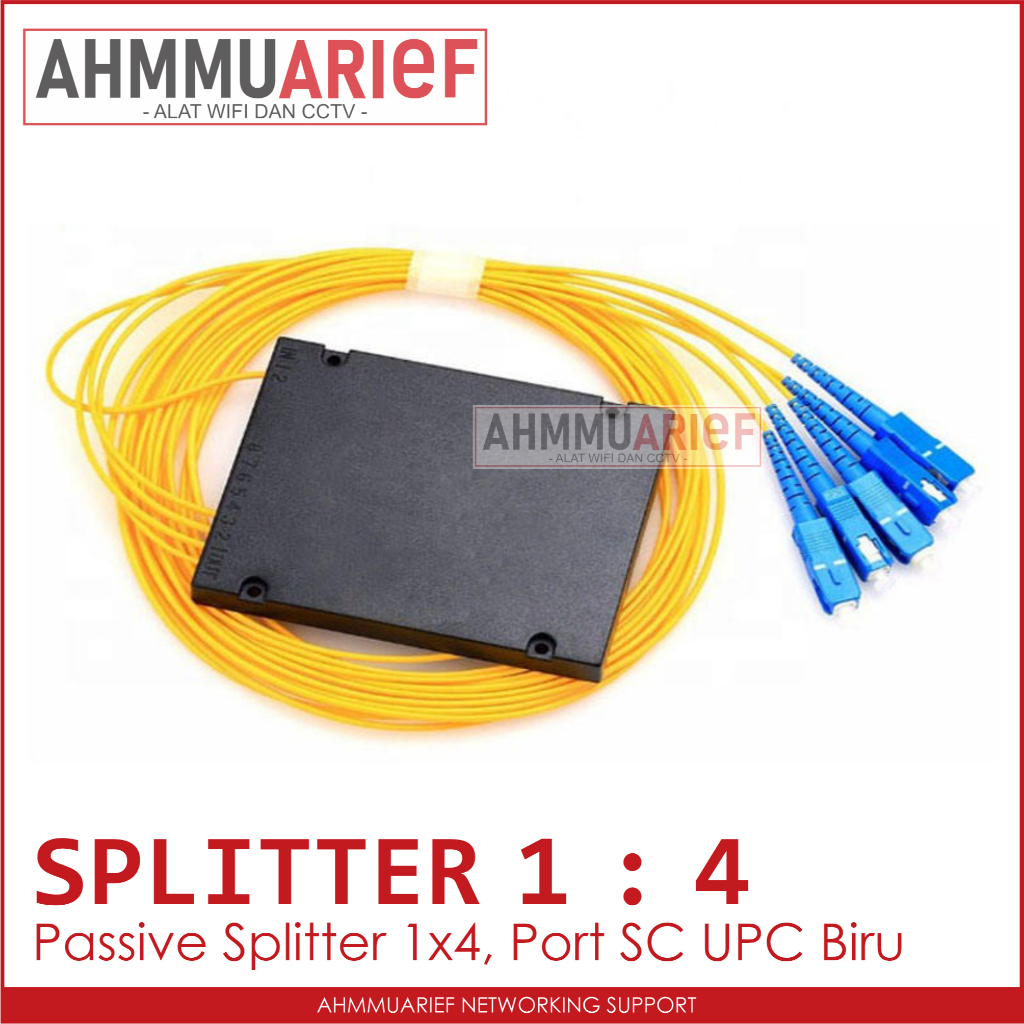 Jual PASSIVE SPLITTER PASIF SPLITER 1-4 1X4 1*4 UPC FIBER OPTIC OPTIK ...