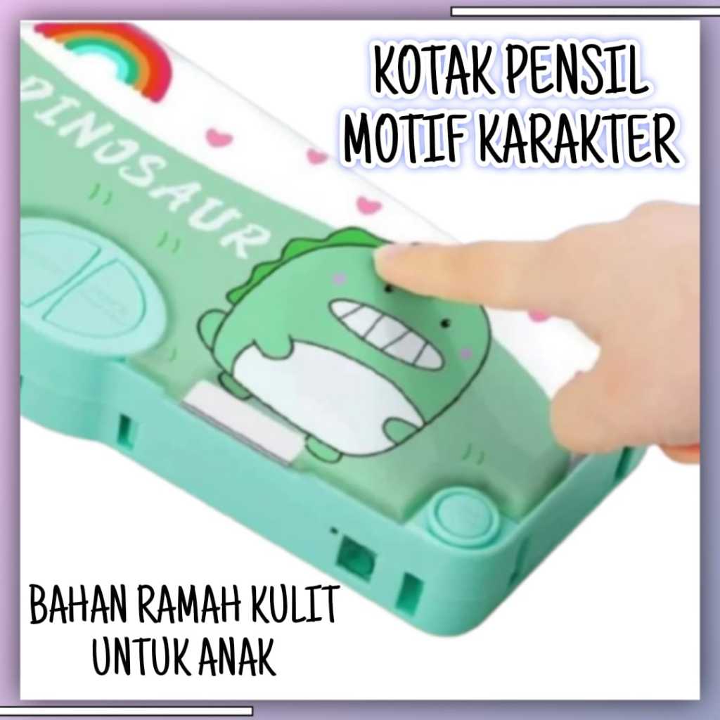 Jual Kotak Pensil Multifungsi Lengkap Peruncing Gunting Isolasi ...