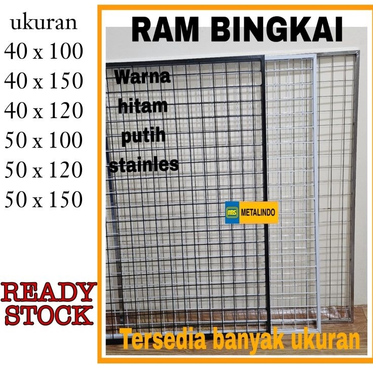Jual Hot Sale Jaring ram bingkai besi tebal ukuran sedang Kawat display ...