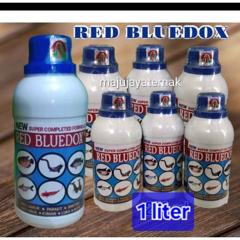 Jual RED BLUEDOX 1 liter anti parasit jamur ikan | Shopee Indonesia