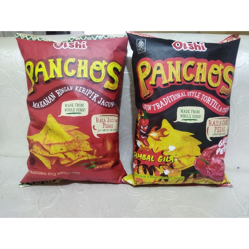 Jual OISHI PANCHOS RASA GHOST PEPPER 145 GRAM / OISHI PANCHOS RASA ...