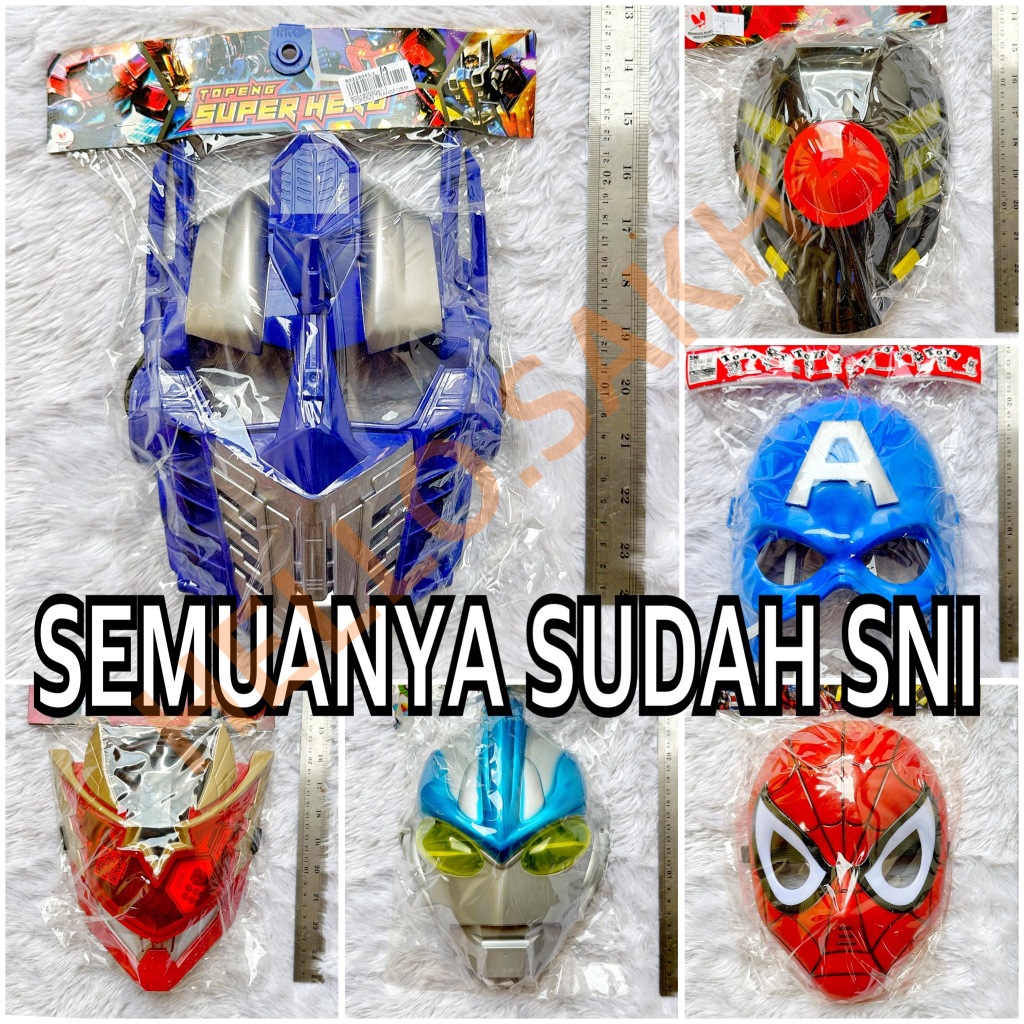 Jual MAINAN TOPENG SUPERHERO BATMAN BUMBLEBEE ROBOT TRANS BIMA ULTRAMAN ...