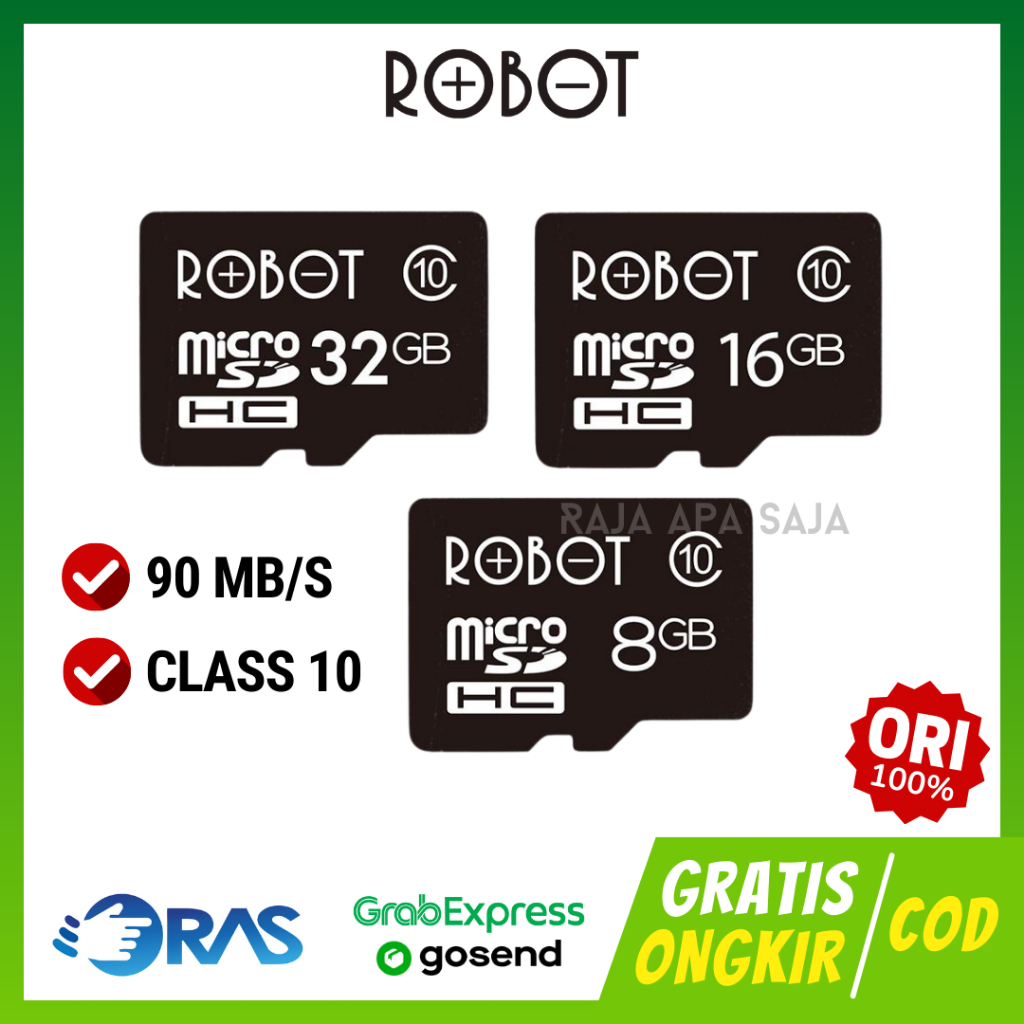 Jual Kartu Memory Card 32GB 16GB 8GB 4GB Class 10 HC TF Chip Micro SD ...