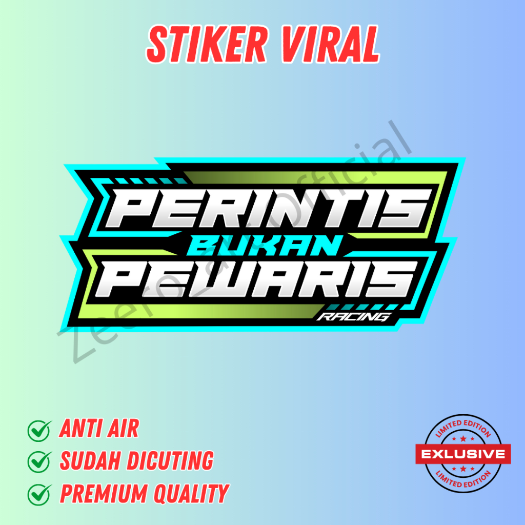 Jual Stiker Perintis bukan Pewaris Racing Viral | Shopee Indonesia