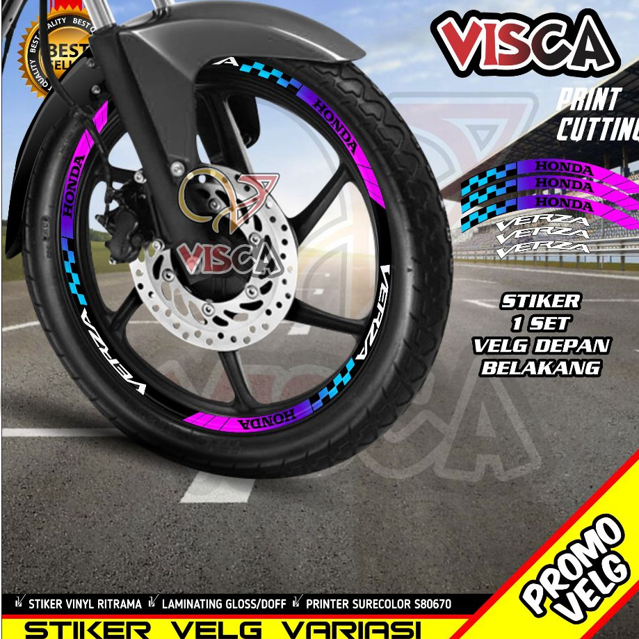 Jual Stiker Velg List Velg Motor Stiker Velg Verza Motif Flag Bunglon ...