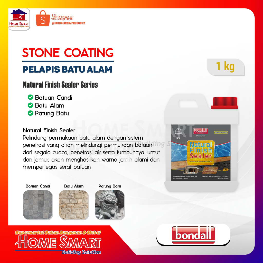 Jual Bondall Natural Finish Sealer 1Kg | Shopee Indonesia