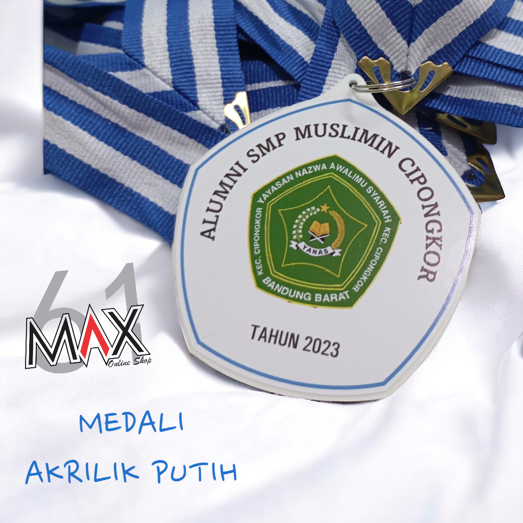 Jual Medali Akrilik Mendali Wisuda Medali Kelulusan Medali Custom Sekolah | Shopee Indonesia