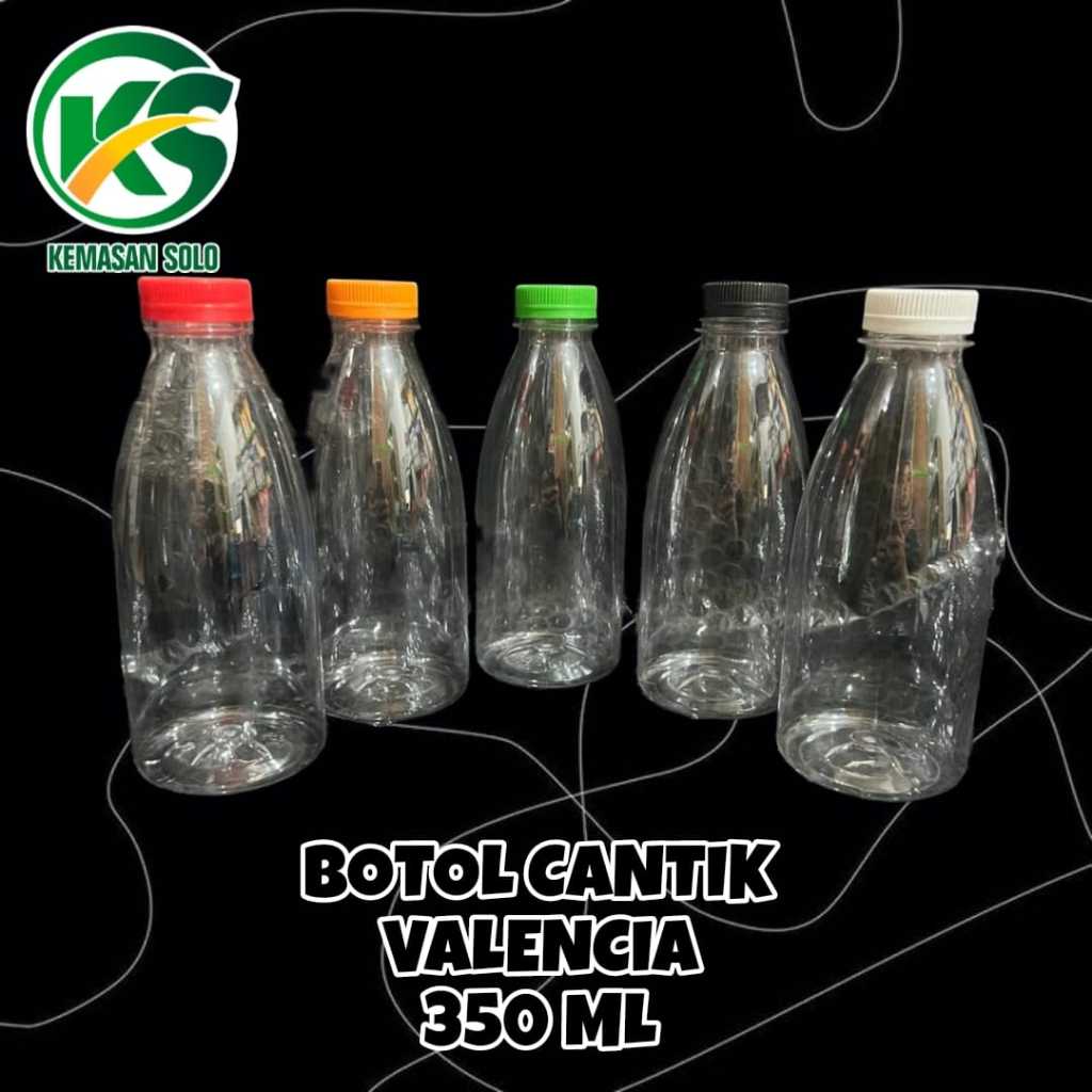 Jual Botol plastik cantik valencia 350 ml | Shopee Indonesia
