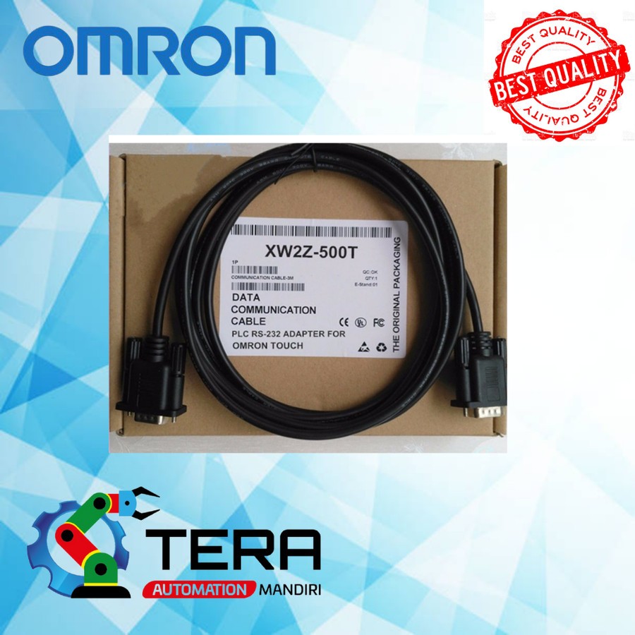 Jual Omron Cable XW2Z500T XW2Z-500T 5m For Use With HMI READY STOK ...