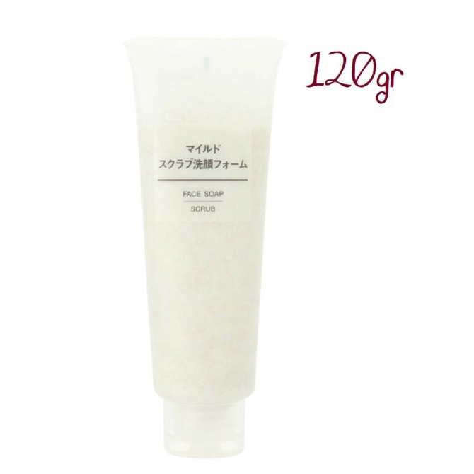 Jual [ORI JAPAN] MUJI Mild/ Sensitive Skin Face Scrub Face Soap ...